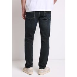 Street One MEN Herren Slim-fit-Jeans, schwarz, Gr. 38, unifarben, Jeans, 98% Baumwolle, 2% Elasthan, Jeans, 5-Pocket-Style