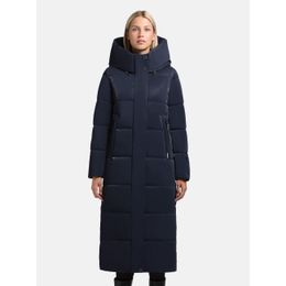 Khujo Damen Steppmantel "Soulani5 Shiny"navy, Gr. XXL, Obermaterial: 100% Polyester; Innenfutter: 100% Nylon; Wattierung: 100% Polyester, M&auml;ntel,