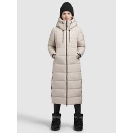 Khujo Damen Steppmantel "DERIA3"hellbeige, Gr. L, unifarben, 100% Polyester, M&auml;ntel