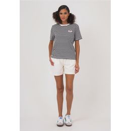 FRESHLIONS Damen T-Shirt "Fitore", schwarz, Gr. M, gestreift, 100% Baumwolle, Shirts, in tollem Streifen-Design