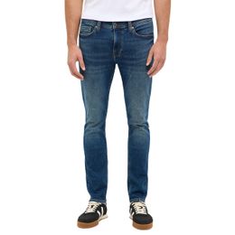 Mustang Herren Slim-fit-Jeans "Herren Style Vegas Slim"683 mittelblau, Gr. 32, Denim/Jeans, 98% Baumwolle, 2% Elasthan, Jeans
