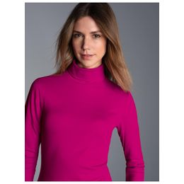TRIGEMA Damen Rollkragenshirt "TRIGEMA Rollkragenshirt", pink, Basic, Gr. S, 95% Baumwolle, 5% Elasthan, Shirts