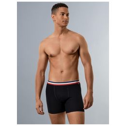 TRIGEMA Herren Boxer "TRIGEMA Pants mit praktischem Gummibund", Gr. XS, blau, 95% Baumwolle, 5% Elasthan, Unterhosen