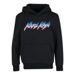 Karl Kani Jungen Kapuzenpullover "Karl Kani KC251-005-1 Kani Flames Os Hoodie Junior"schwarz, Gr. 134, mehrfarbig, 80% Baumwolle, 20% Polyester,
