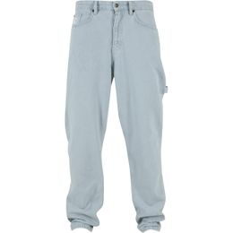 Karl Kani Damen Bequeme Jeans "Karl Kani Herren"bleached blau, Gr. 34, unifarben, 100% Baumwolle, Jeans