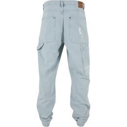 Karl Kani Herren Tapered-fit-Jeans "Karl Kani Herren", blau, Gr. 30, unifarben, 100% Baumwolle, Jeans
