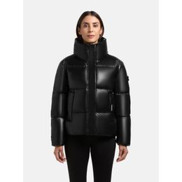 Khujo Damen Winterjacke "Rinja2 Shiny"schwarz, Gr. XL, Obermaterial: 100% Polyester, Innenfutter: 100% Nylon, Wattierung: 100% Polyester,