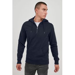 Blend Herren Kapuzenpullover "BHOscar", blau, Gr. S, unifarben, Sweatware, 100% Baumwolle, Pullover, L&auml;ssiger Hoodie mit Kapuze und K&auml;ngurutasche