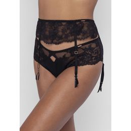 Dorina Damen Strumpfhalter "ANAHI", Gr. XXL, schwarz, Spitze, Obermaterial: 88% Polyamid, 12% Elasthan, Strumpfhalter