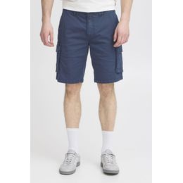 Blend Herren Cargoshorts "BHBhMORGAN-shorts", blau, Gr. M, unifarben, Web, 97% Baumwolle, 3% Elasthan, Hosen, L&auml;ssige Cargo-Shorts mit Taschen