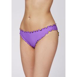 Chiemsee Damen Bikini-Hose, lila, Gr. 40, Kunstfaser, Badehosen, - im Tight Fit