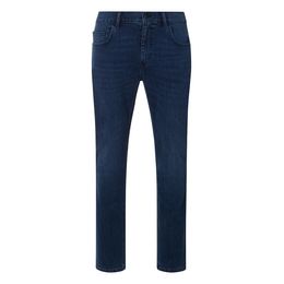 Damen Straight-Jeans "RON used"blau, schwarz used whisker, Gr. 34, Pioneer Authentic Jeans, unifarben, Denim/Jeans, Obermaterial: 76% Baumwolle, 22%