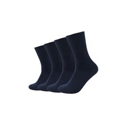 Camano Damen Socken "comfort", Gr. 39, blau, Baumwollmischung, unifarben, Socken, superweiche B&uuml;ndchen, venenfreundliche Socken
