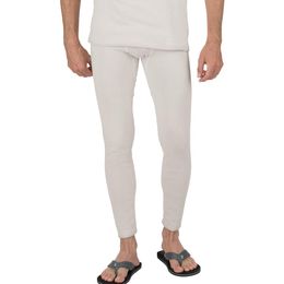 TRIGEMA Herren Lange Unterhose "TRIGEMA Lange Funktionshose", Gr. L, wei&szlig;, Aussenseite: 100% Baumwolle, Innenseite: 66% Baumwolle, 22% Polyester, 12%