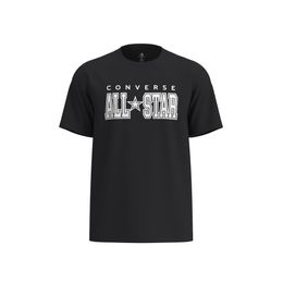 Converse Damen T-Shirt "Converse ARCH ALL STAR TEE"Converse schwarz, Gr. M, Obermaterial: 80% Baumwolle, 20% Polyester, Shirts