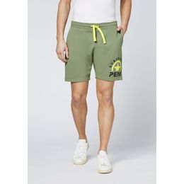 Sweatshorts Chiemsee, Herren, Gr. M (48/50), Normalgr&ouml;&szlig;en, laurel wreath, 60% Baumwolle, 40% Polyester, Hosen Sweatshorts
