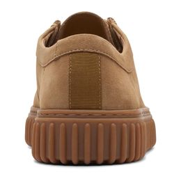 Clarks Herren Schn&uuml;rschuh "Clarks Halbschuhe Veloursleder", Gr. 42,5, beige, Veloursleder, Schuhe