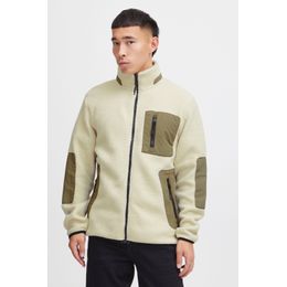 Blend Herren Kapuzensweatjacke "BHLauke", grau, Gr. XL, unifarben, 100% Polyester, Sweatjacken, Gem&uuml;tliche Teddy-Jacke