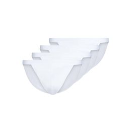 Skiny Herren Slip "Slip 4er Pack", Gr. XXL, wei&szlig;, Obermaterial: 100% Baumwolle CO., Unterhosen