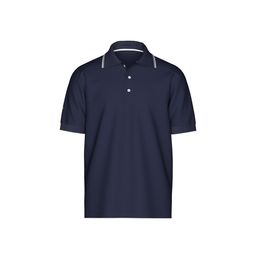 TRIGEMA Herren Poloshirt "TRIGEMA Poloshirt aus atmungsaktivem COOLMAX-Material"navy, Basic, Gr. L, Trikot, 100% Polyester (recycelt), Shirts