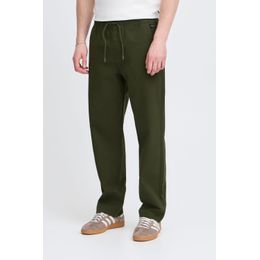 Chinohose Blend "BHMADDOX", Herren, Gr. L, US-Größen, forest night, Twill, 98% Baumwolle, 2% Elasthan, unifarben, Basic, normal normal, Hosen Chinohose, Modische Joggpant mit elastischem Bund
