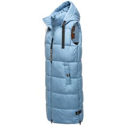 Navahoo Damen Steppweste "Schnuffelchen", blau, Gr. M, Oberstoff: 100% Polyester. Futter: 100% Polyester. Wattierung: 100% Polyester, Westen, warme