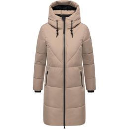 Navahoo Damen Steppmantel "K&auml;ltekuschel XIV"taupe, Gr. XXL, Obermaterial: 100% Polyester. Innenfutter: 100% Polyester. Wattierung: 100% Polyester.
