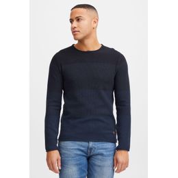 Blend Damen Rundhalspullover "BHBenno", blau, Gr. XXL, Feinstrick, 100% Baumwolle, Pullover, Strickpullover mit Farbverlauf