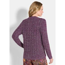 GOLDNER Damen Strickjacke "Edler verschlussloser Cardigan, Glanz", pink, Gr. 40, Obermaterial: 92% Polyacryl PAN. 8% metallisierte Fasern MTF.,