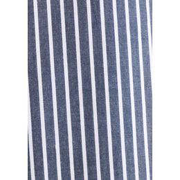 Seidensticker Herren Schlafhose, Gr. 56, blau, 100% Baumwolle, gestreift, Hosen