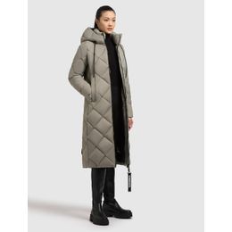 Khujo Damen Steppmantel "CILIA", beige, Gr. M, unifarben, Steppware, Obermaterial: 100% Nylon. Futter: 100% Nylon. Wattierung: 100% Polyester,