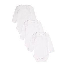 Liliput Jungen Body "basic", Gr. 62, wei&szlig;, 100% Baumwolle, unifarben, Bodys, mit praktischen Druckkn&ouml;pfen