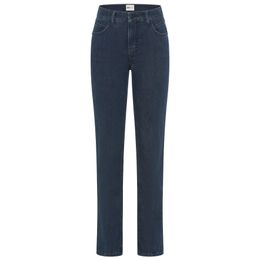 MAC Damen Straight-Jeans "MACMELANIE", blau, Gr. 34, Denim/Jeans, Obermaterial: 77% Baumwolle, 10% Polyester, 10% Viskose, 3% Elasthan, Jeans,