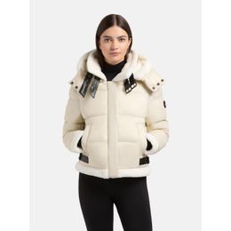 Khujo Damen Winterjacke "Nessie2"cream, Gr. XS, Obermaterial: 100% Nylon; Innenfutter: 100% Polyester; Wattierung: 100% Polyester; &Auml;rmelfutter: 100%