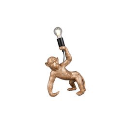 Lampe Affe REALITY Bobo Tischleuchte Gold, 1-flammig
