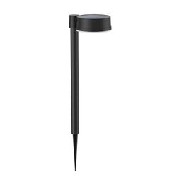 Philips Outdoor Solar Vynce Sockelleu LED Schwarz, 1-flammig