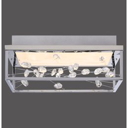 Paul Neuhaus SKINA Deckenleuchte LED Silber, 1-flammig, Fernbedienung