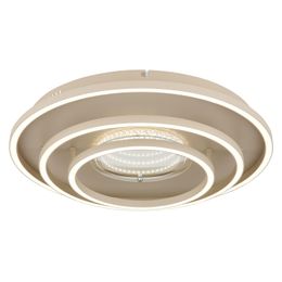 Globo Lawanda Deckenleuchte LED Sandfarben, 1-flammig