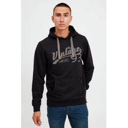 Blend Herren Kapuzenpullover "BHVince", schwarz, Gr. XL, bedruckt, Sweatware, 60% Baumwolle, 40% Polyester, Pullover, Kapuzensweatshirt mit Frontprint
