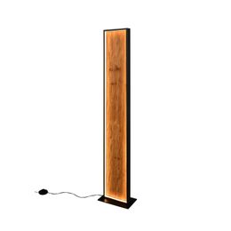 Trio Kalea Stehlampe LED Holz hell, 1-flammig