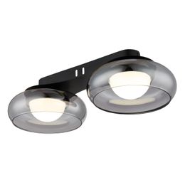 Globo Carlene Deckenleuchte LED Schwarz, 1-flammig