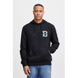 Blend Herren Kapuzenpullover "BHSweatshirt", schwarz, Gr. XXL, unifarben, Sweatware, 55% Polyester, 45% Baumwolle, Pullover, Stilvoller Hoodie mit