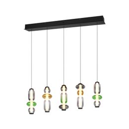 Trio Minerva Pendelleuchte LED Bunt, 5-flammig