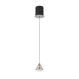 Trio Romeo Pendelleuchte LED Nickel-Matt, 1-flammig