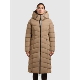 Khujo Damen Steppmantel "FISKA"cookie beige, Gr. L, unifarben, Steppware, Obermaterial: 100% Polyester. Futter: 100% Nylon. Wattierung: 100%