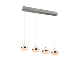 Trio Dios Pendelleuchte LED Nickel-Matt, 4-flammig