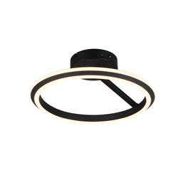 Trio Amador Deckenleuchte LED Schwarz, 1-flammig