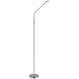 Globo Silvio Stehleuchte LED Nickel-Matt, 1-flammig