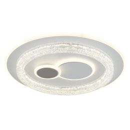 Globo Kriswall Deckenleuchte LED Wei&szlig;, 1-flammig