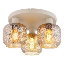 Globo Antonio Deckenleuchte Beige, 3-flammig
